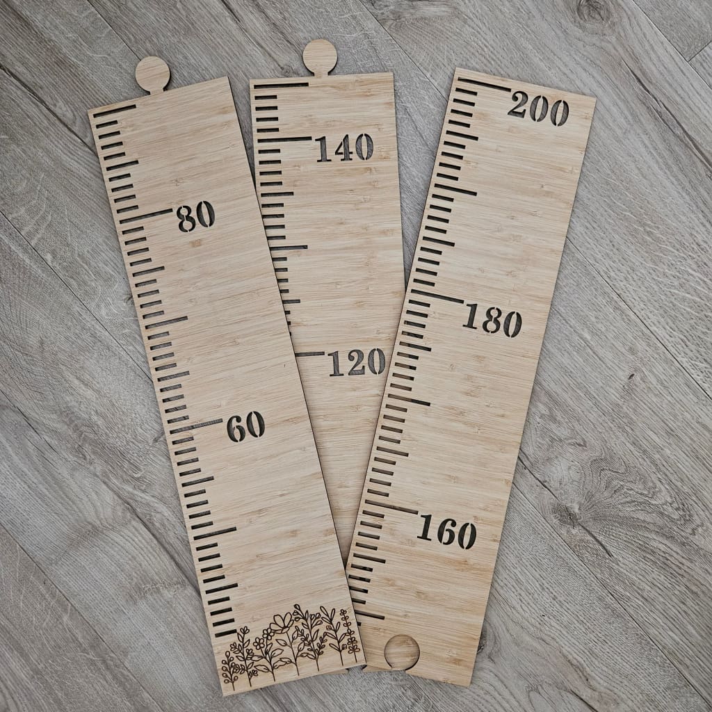 Little Miss Viking - Bamboo Sectional Height Chart
