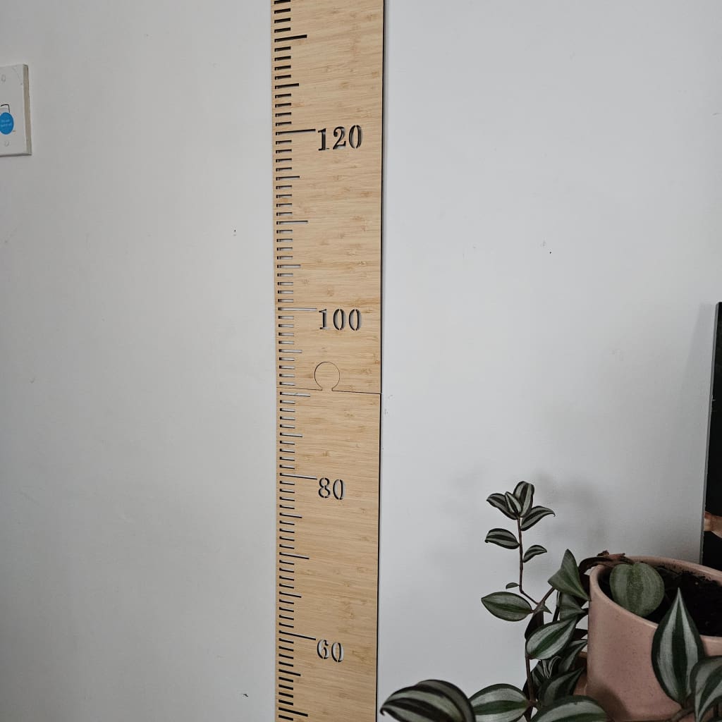 Little Miss Viking - Bamboo Sectional Height Chart